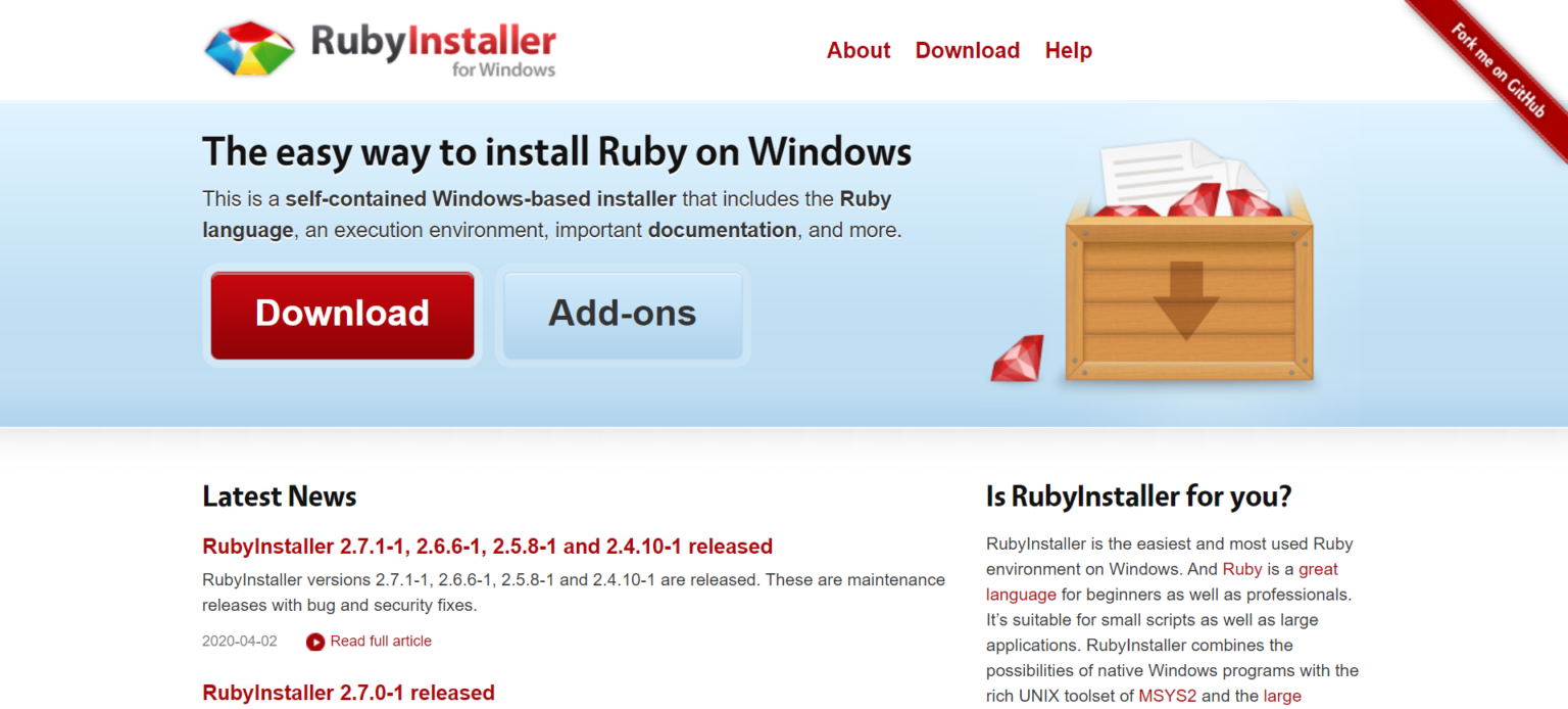 【Ruby】インストールするやり方を解説します（Windows10向け） | たいらのエンジニアノート