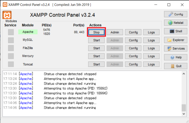 【XAMPP】アンインストールするやり方を解説します | たいらのエンジニアノート