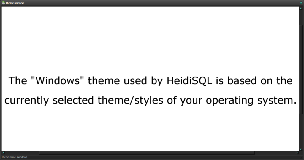 【HeidiSQL】背景色を変更するやり方を解説します | たいらのエンジニアノート