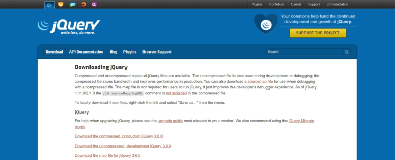 【jQuery】ダウンロードするやり方を解説します | たいらのエンジニアノート
