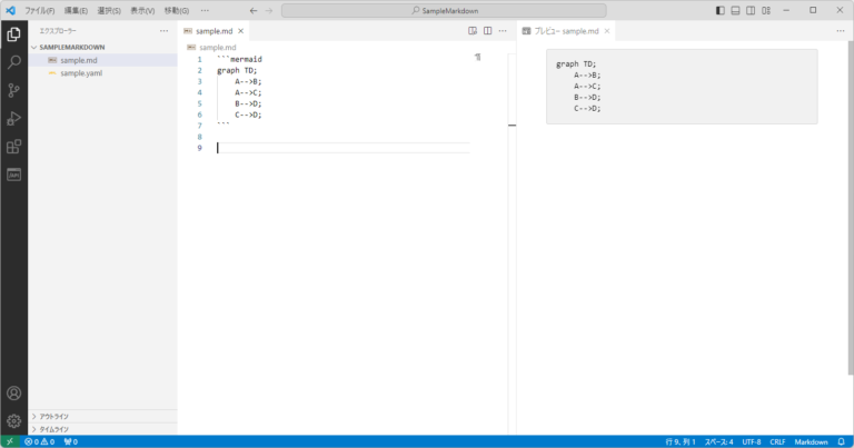 【Visual Studio Code】拡張機能のMarkdown Preview Mermaid Supportを解説します | たいらの ...