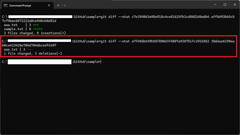 【Git】特定のコミット間で変更または削除した行数を確認するやり方を解説します | たいらのエンジニアノート