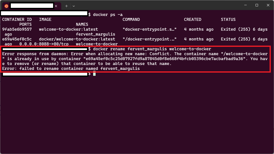 【Docker】コンテナ名を変更できるdocker renameコマンドを解説します | たいらのエンジニアノート